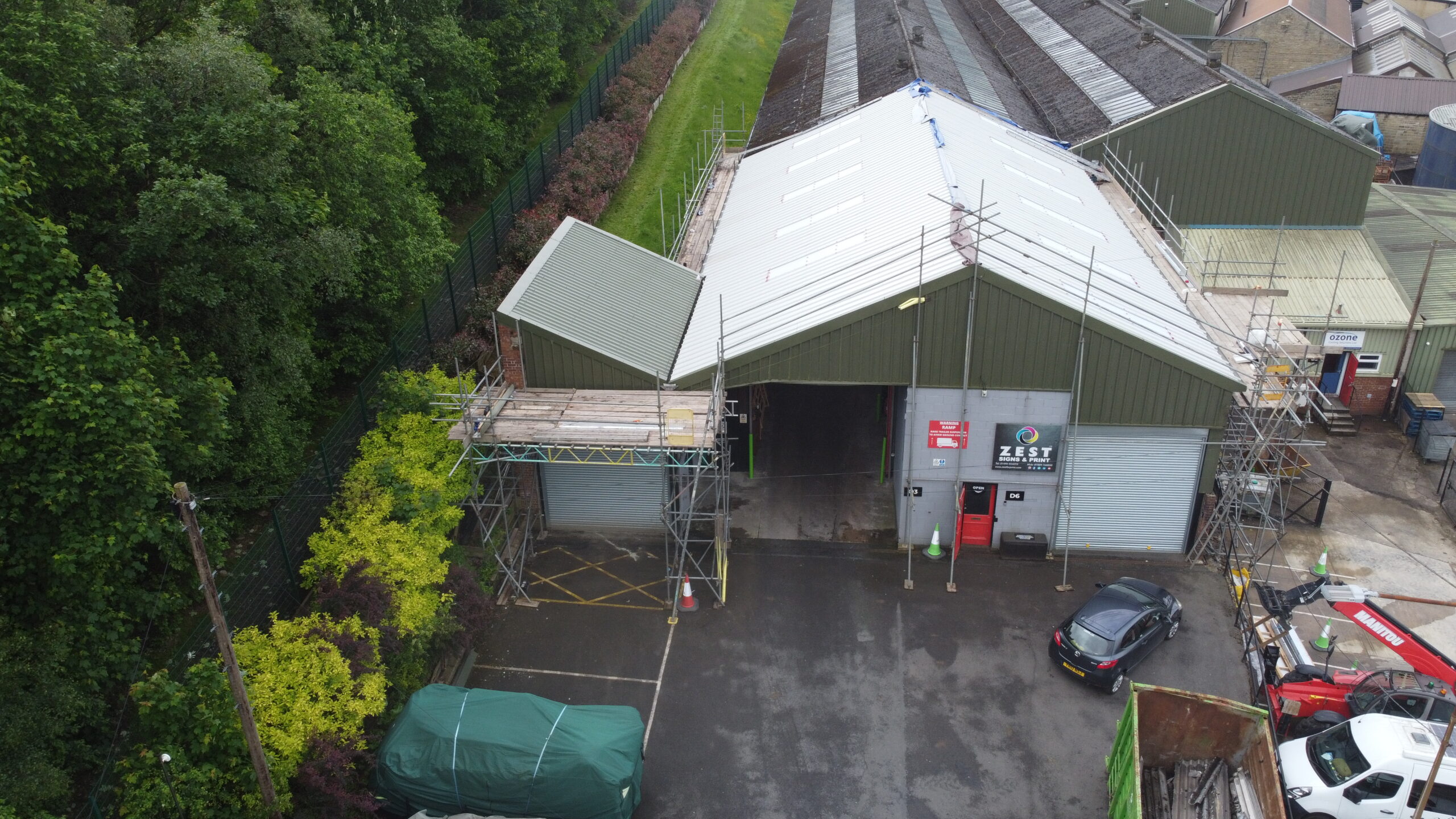Continued Revamp at Meltham Mills Industrial Estate: A New Roof for ...