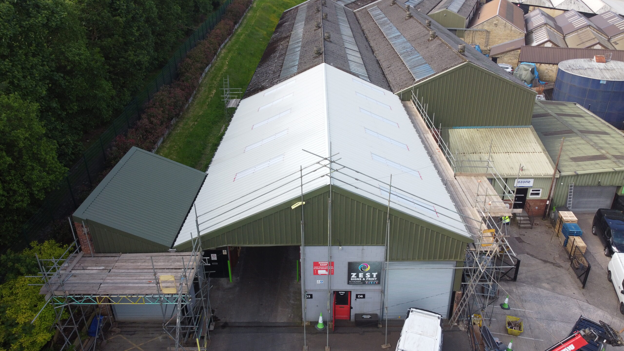 Continued Revamp at Meltham Mills Industrial Estate: A New Roof for ...